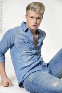 Slovakian muscle boy and beautiful male fashion model Ondrej