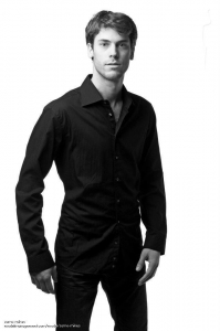 Handsome man Samo Mikec - a fashion model from Slovenia
